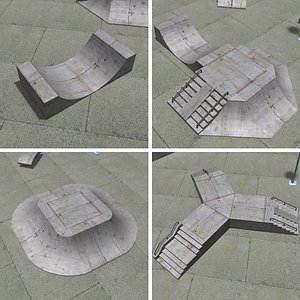 3d skateboard ramp coz111102