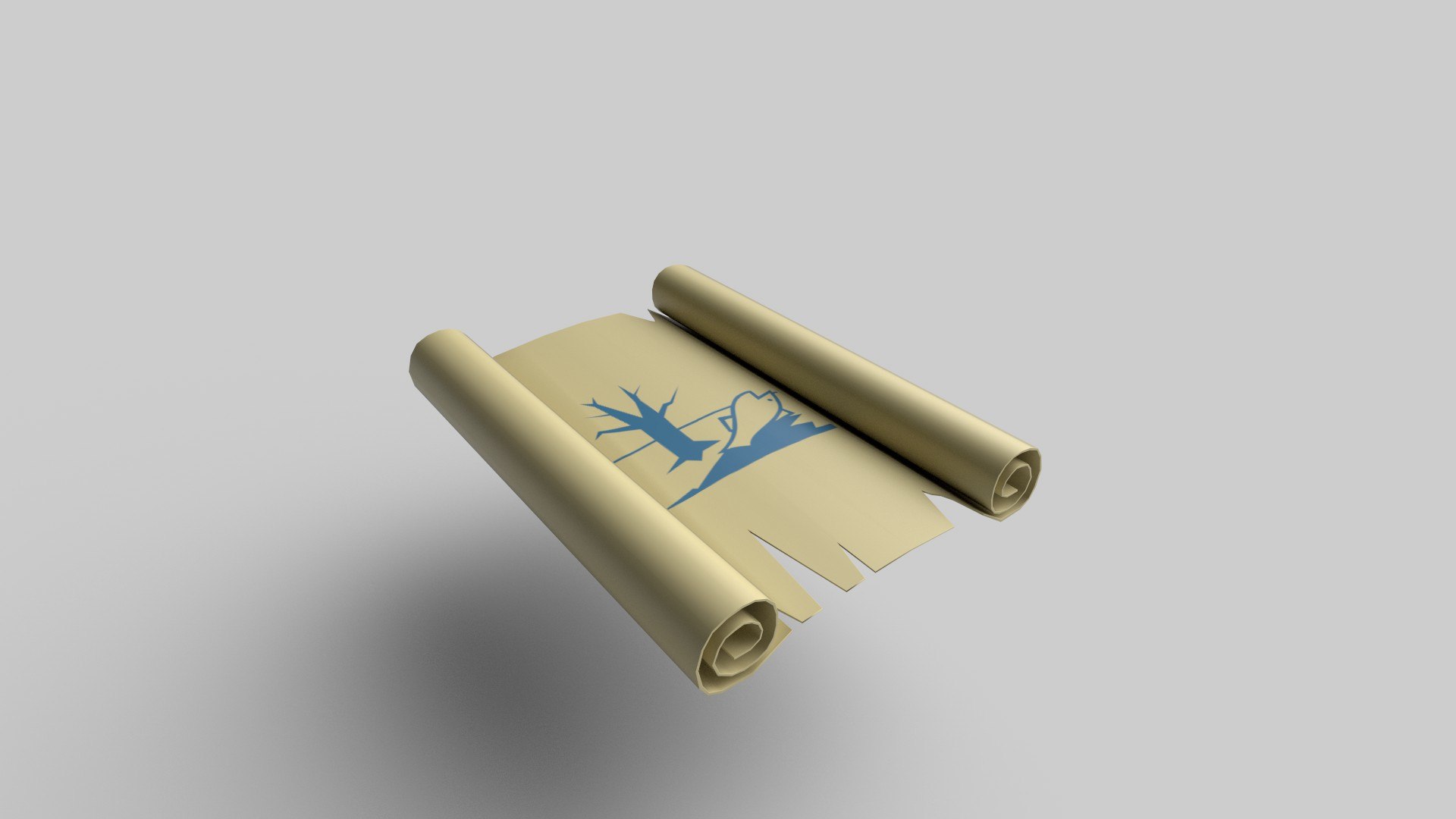 3D Paper Scrolls - TurboSquid 1867995