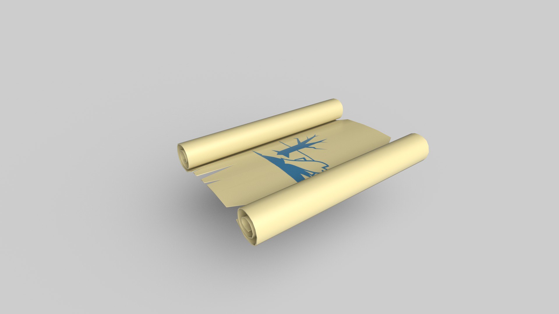 3D Paper Scrolls - TurboSquid 1867995