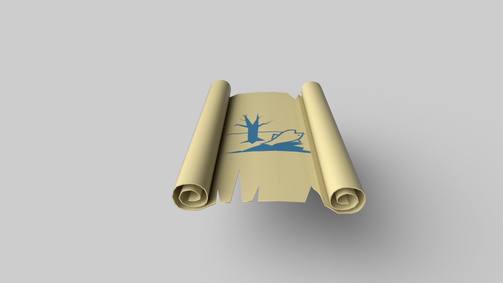 3D Paper Scrolls - TurboSquid 1867995