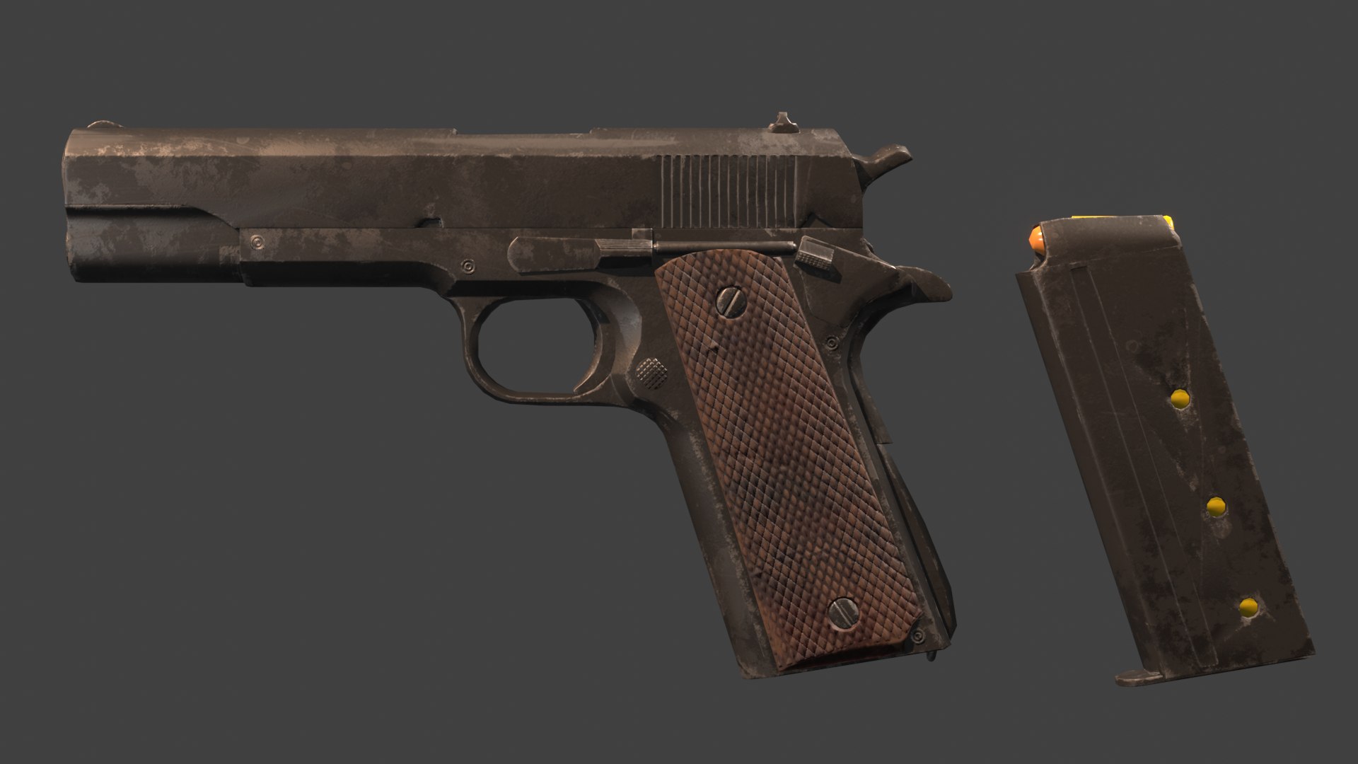 M1911 Pistol 3D Model - TurboSquid 1876300