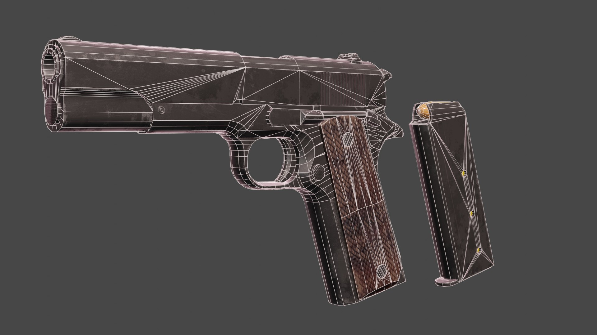 M1911 Pistol 3D Model - TurboSquid 1876300
