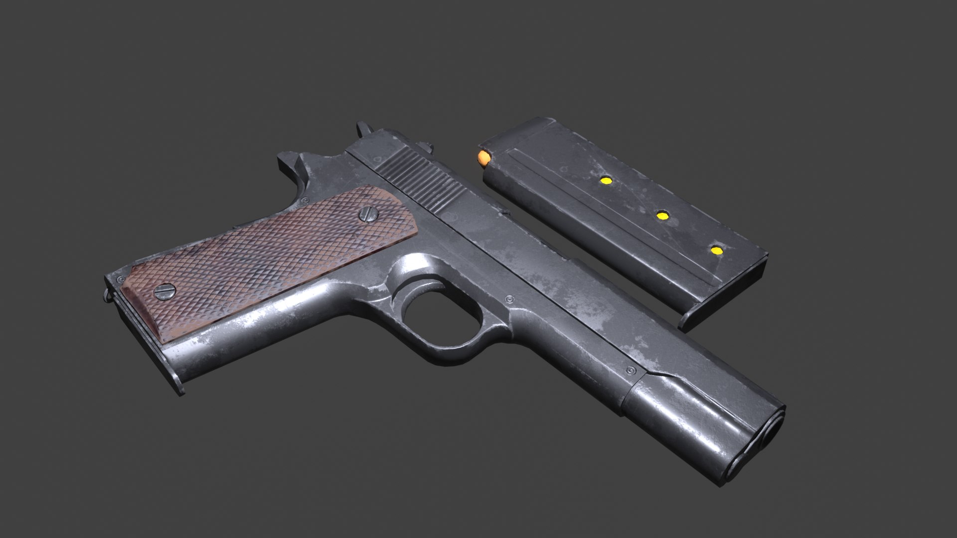 M1911 Pistol 3D Model - TurboSquid 1876300