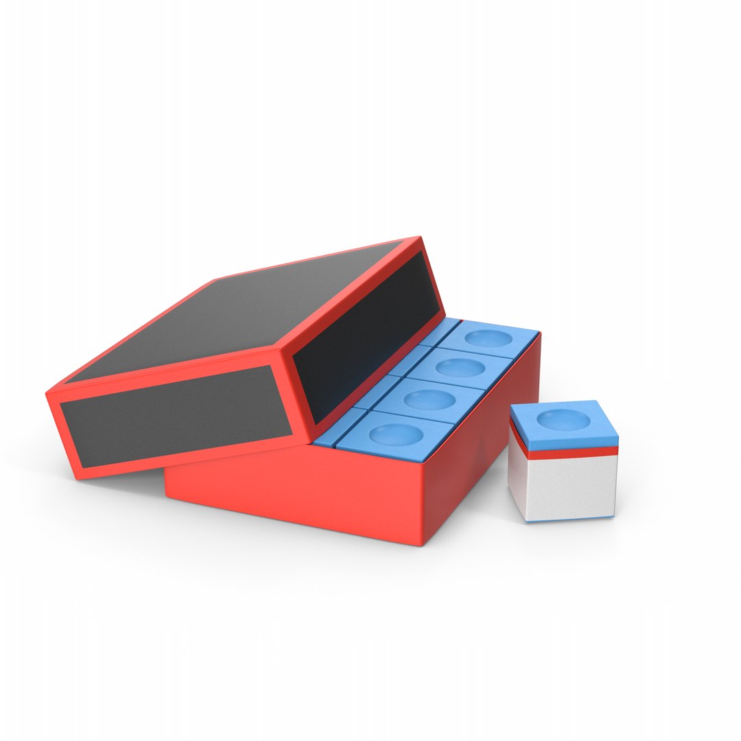 3D Master Billiard Chalk Box - TurboSquid 2223612