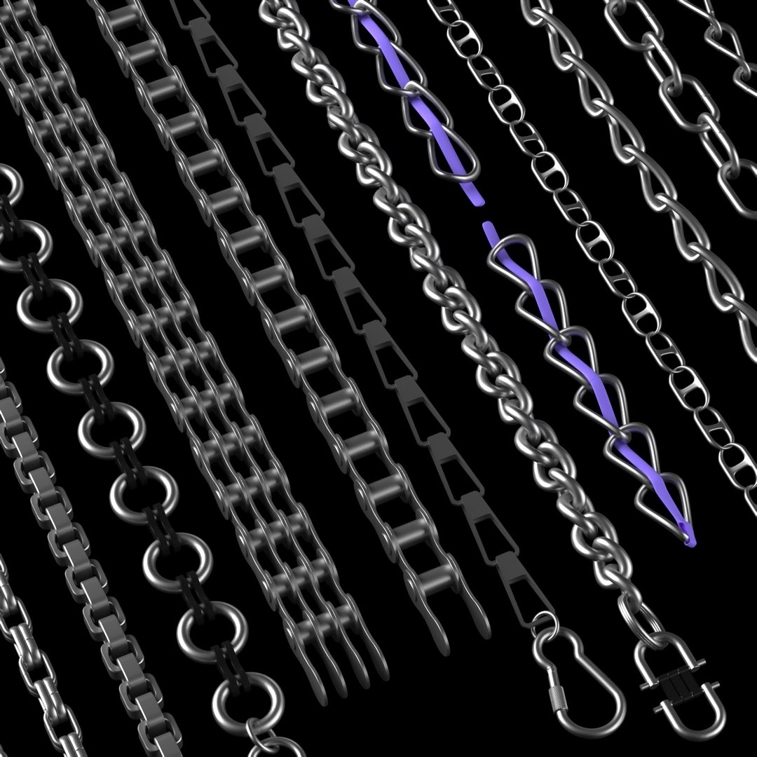 3D Chains Model - TurboSquid 1301079