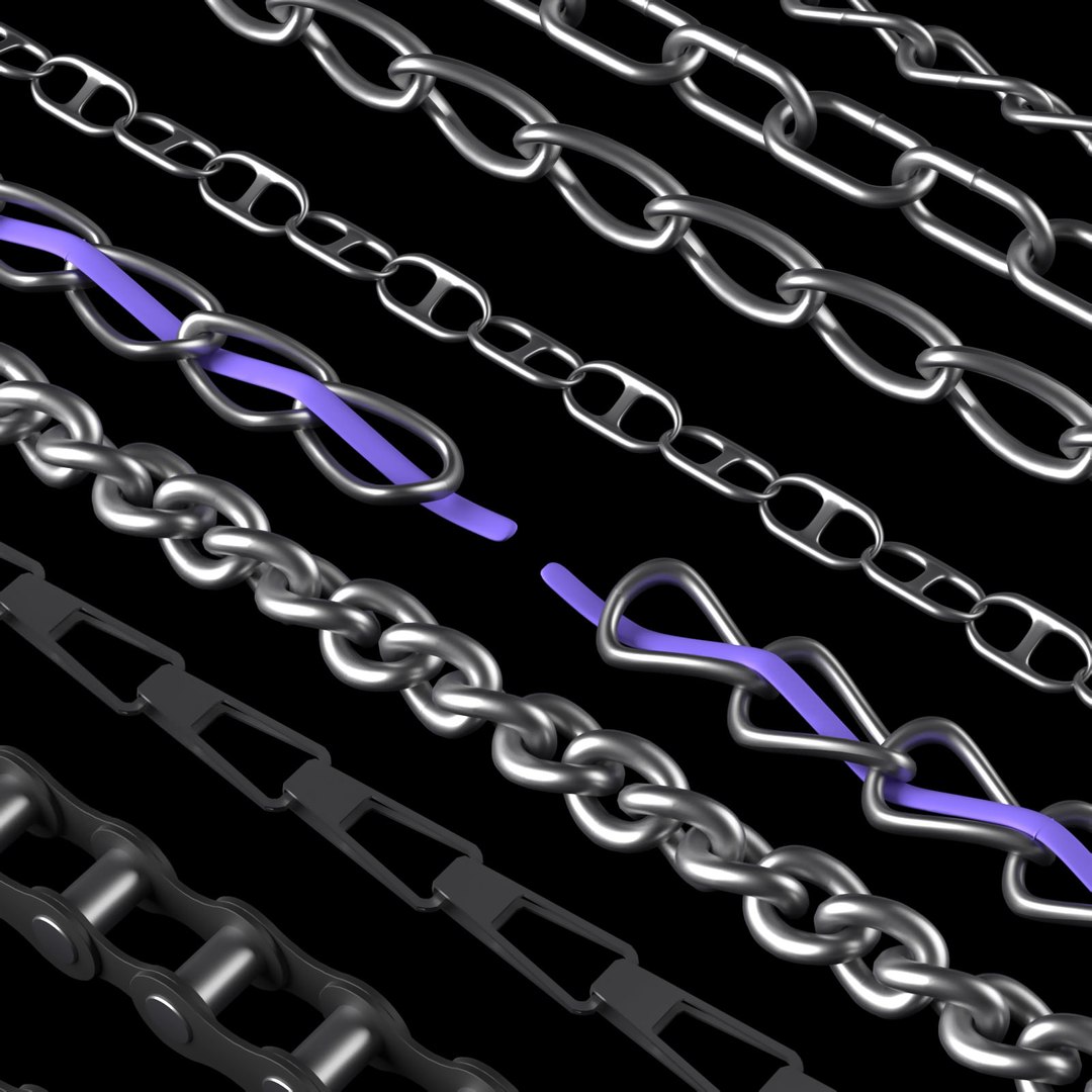 3D Chains Model - TurboSquid 1301079