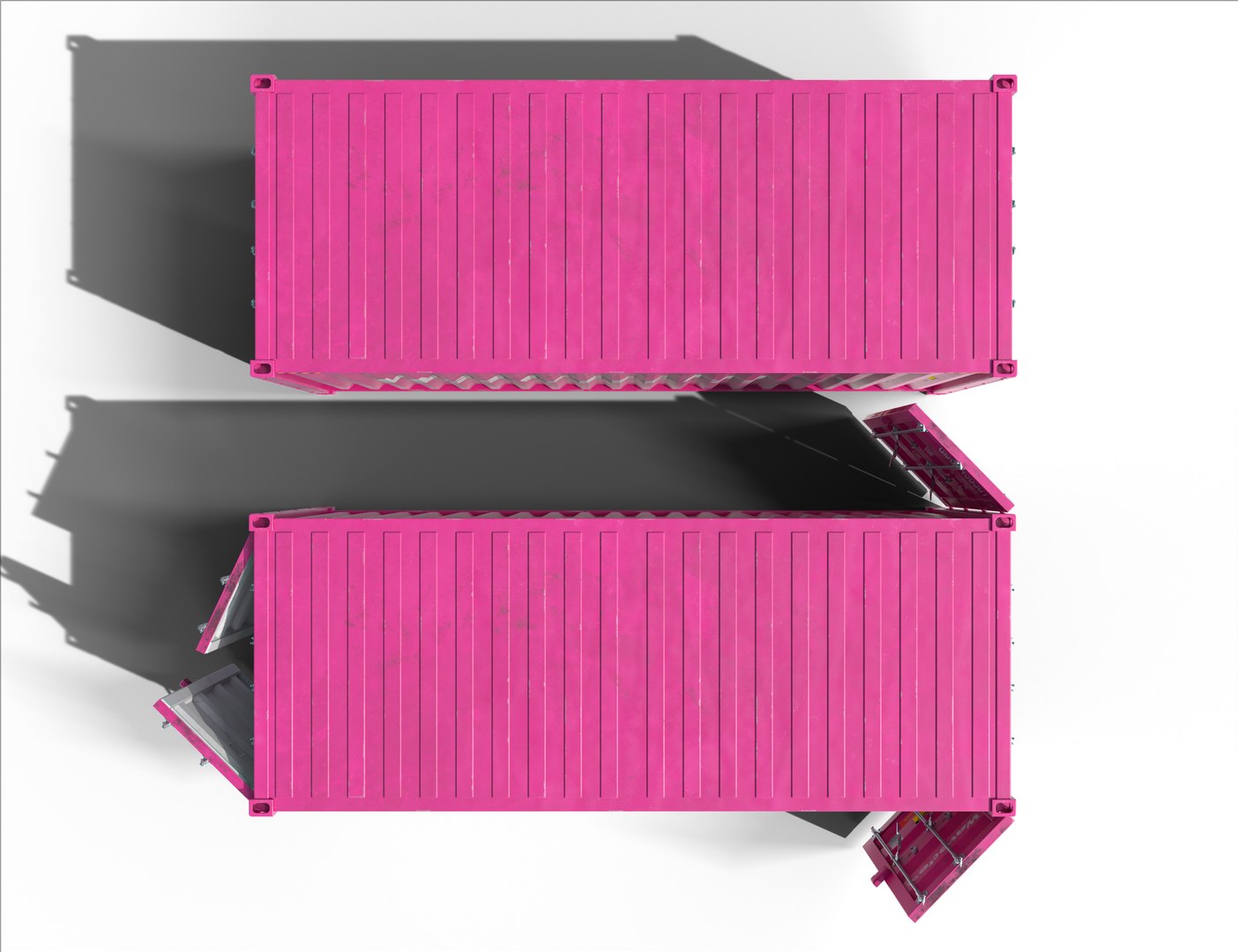3D 20ft Cargo Container Pink - TurboSquid 2205842