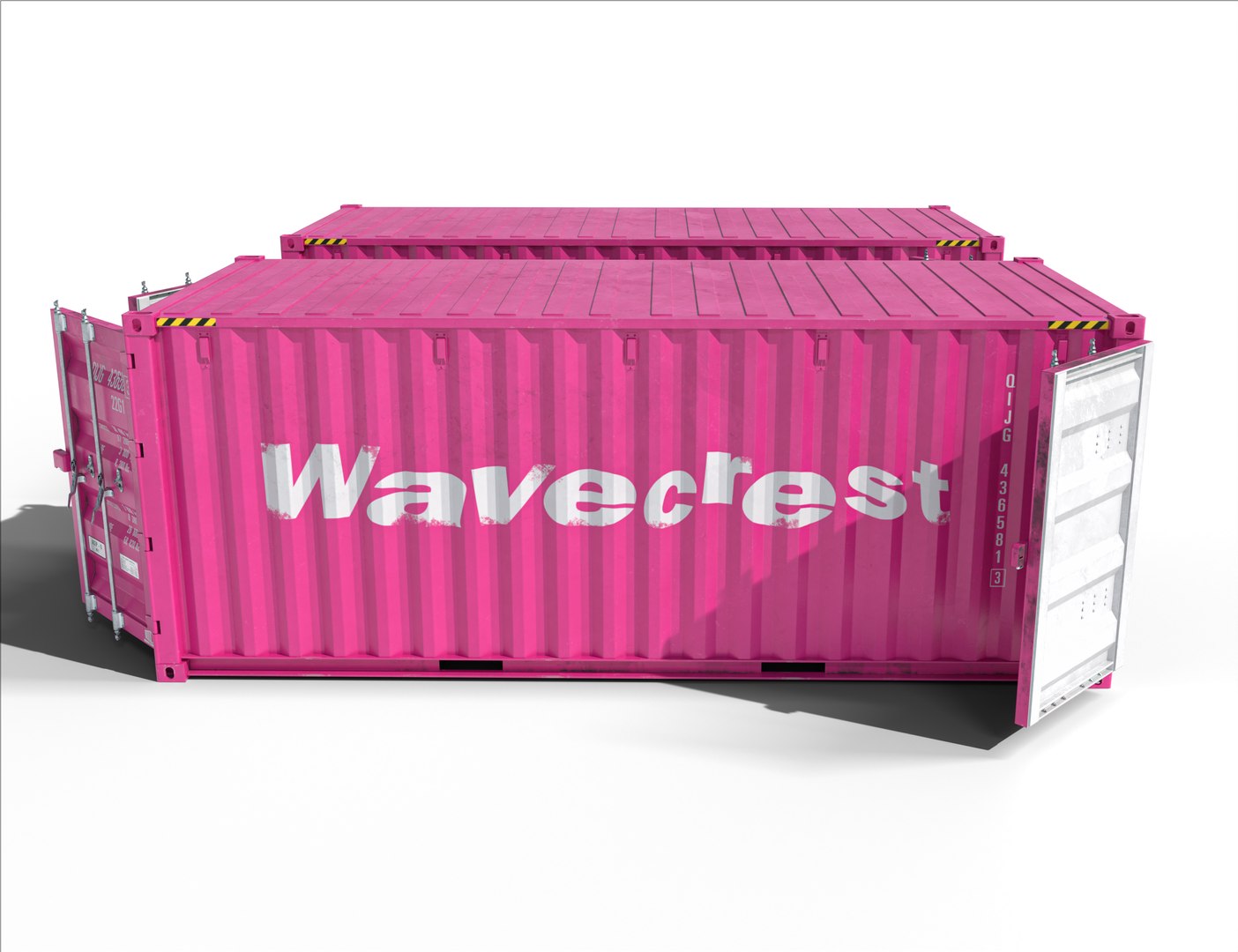 3D 20ft Cargo Container Pink - TurboSquid 2205842