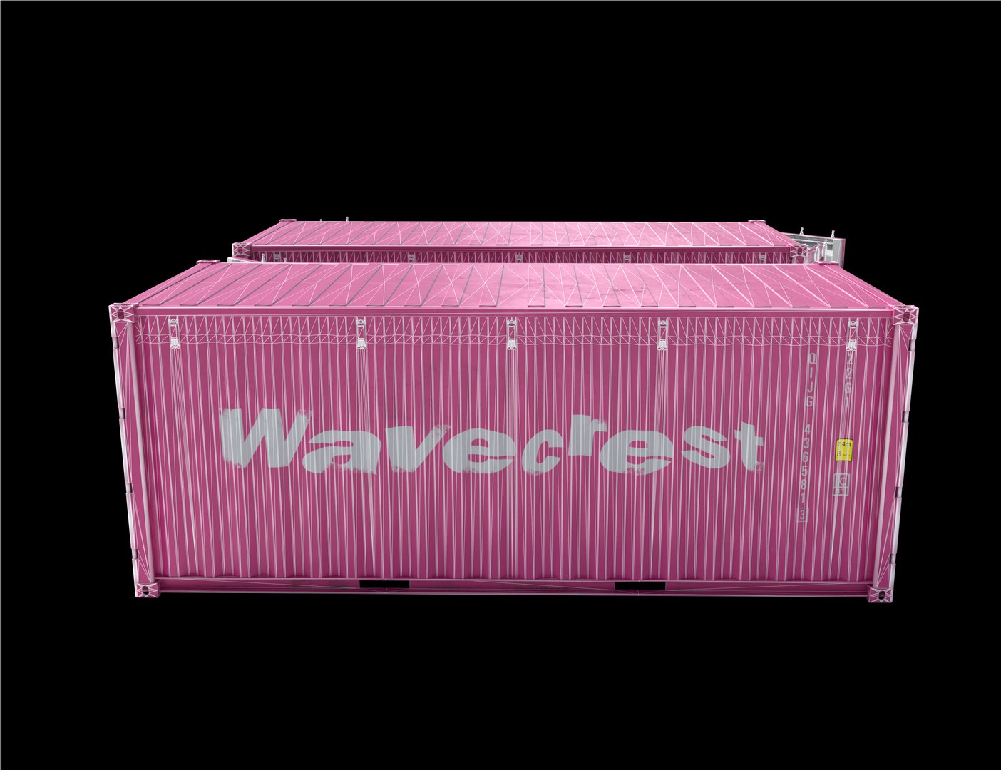 3D 20ft Cargo Container Pink - TurboSquid 2205842