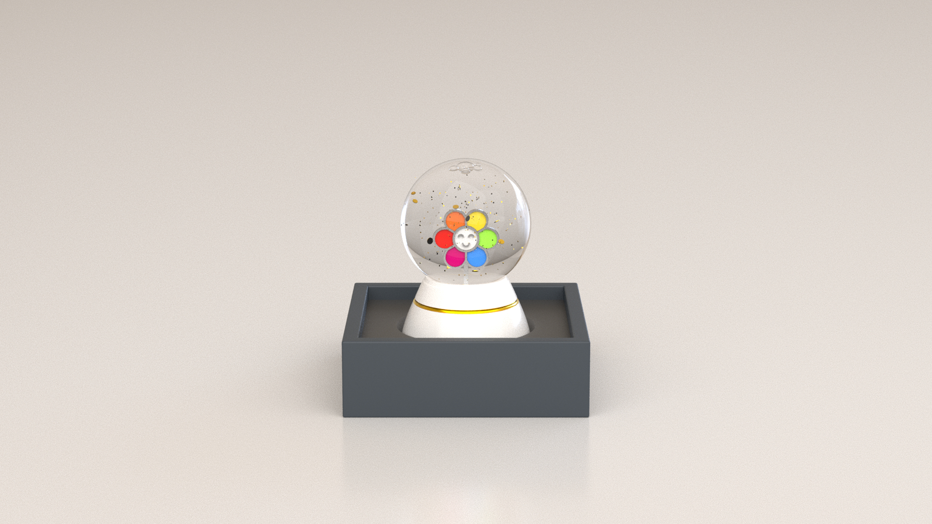 Crystal Ball And Gift Box 3D - TurboSquid 2100654