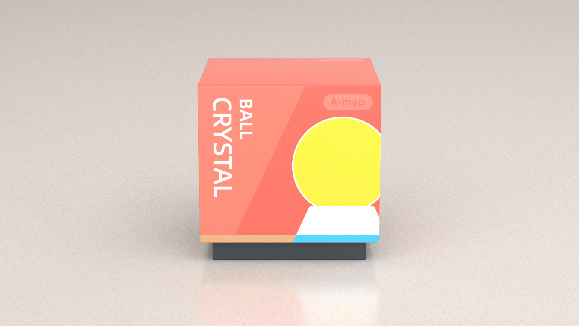 Crystal Ball And Gift Box 3D - TurboSquid 2100654