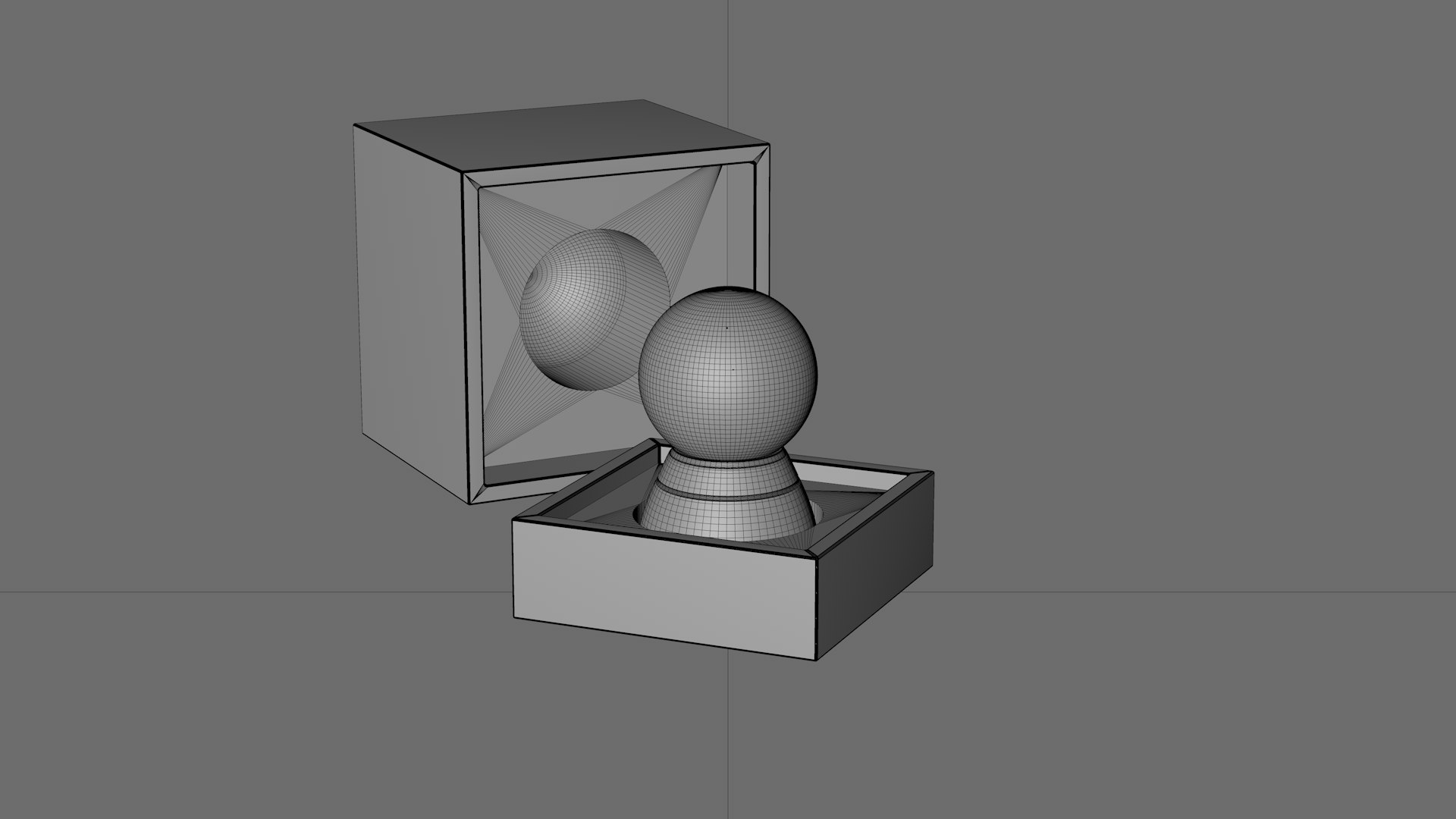 Crystal Ball And Gift Box 3D - TurboSquid 2100654