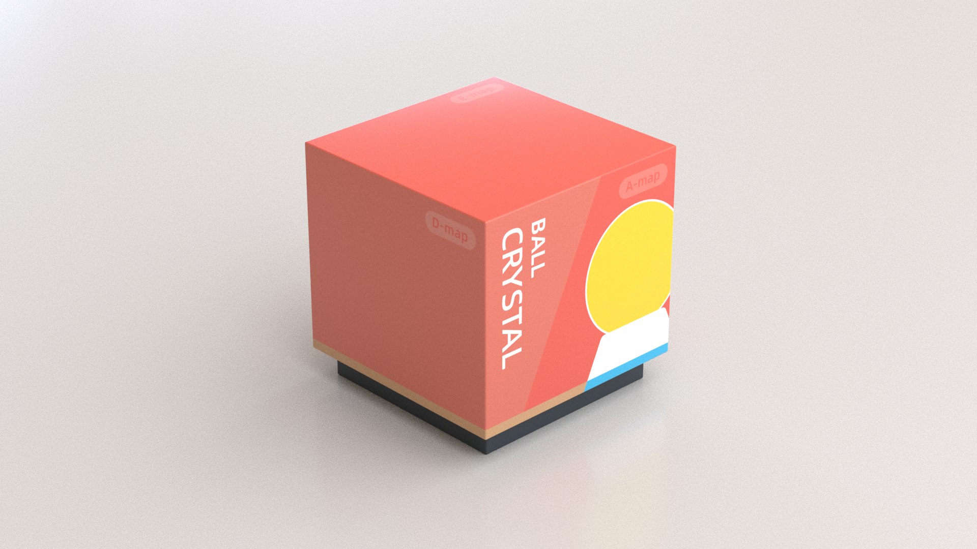 Crystal Ball And Gift Box 3D - TurboSquid 2100654