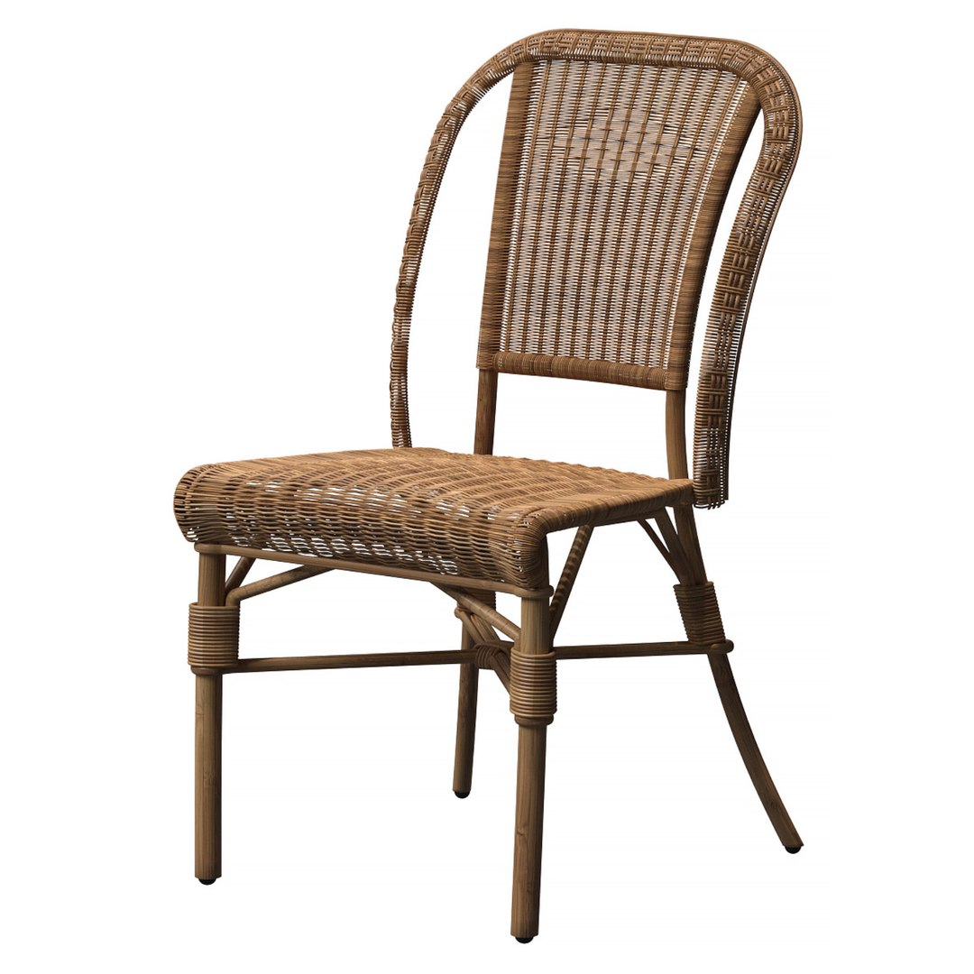Wicker Chair Albertine 3D Model - TurboSquid 1703059