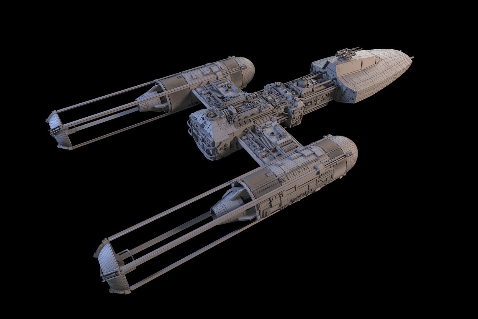 Y-wing Starfighter Star Wars 3D - TurboSquid 2049525