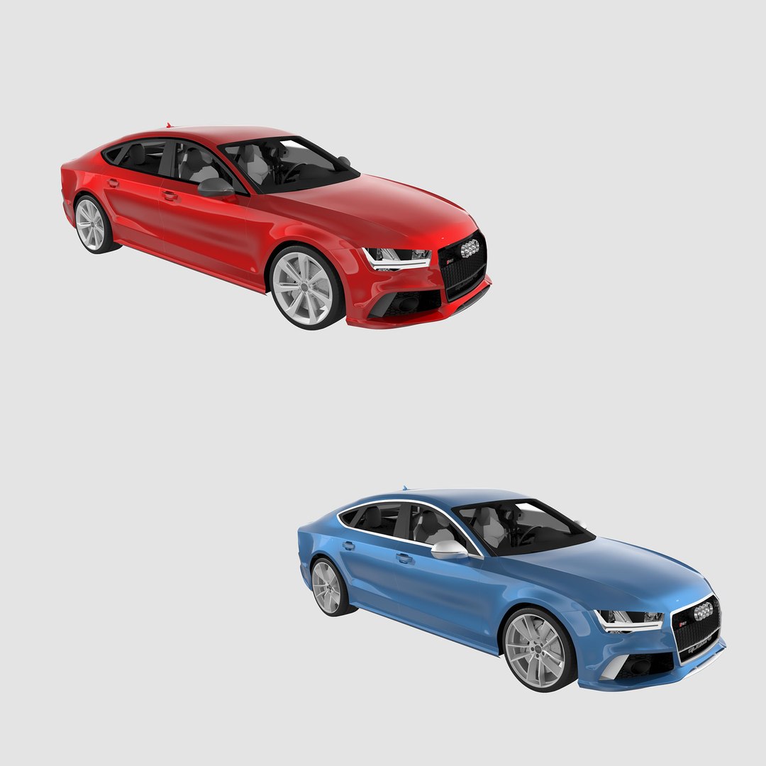 modelo 3d Audi RS7 Collection - TurboSquid 2051950