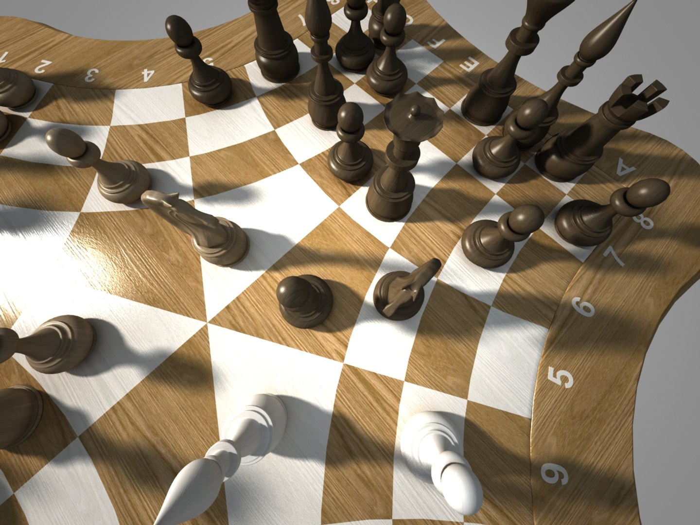 3d max threechess chess