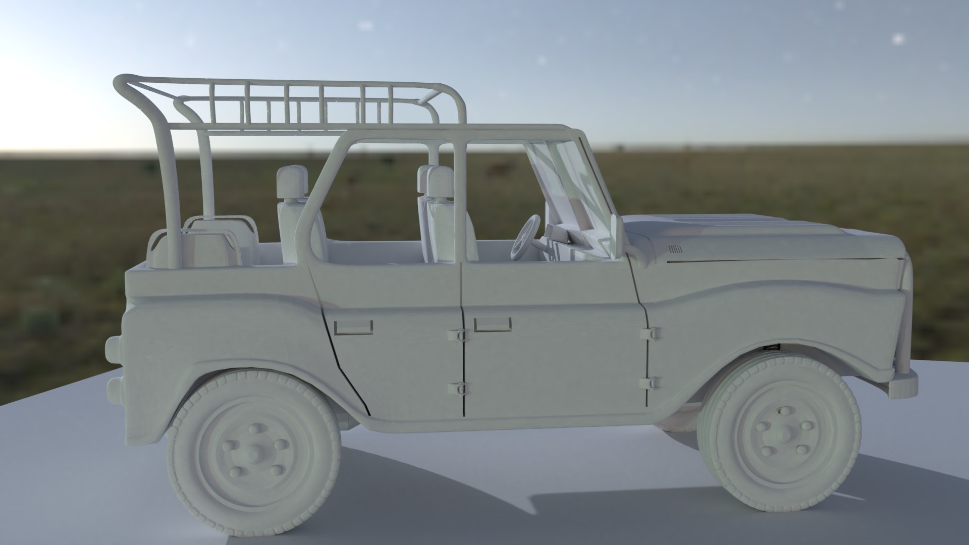 3D Model Pubg Jeep - TurboSquid 1509021