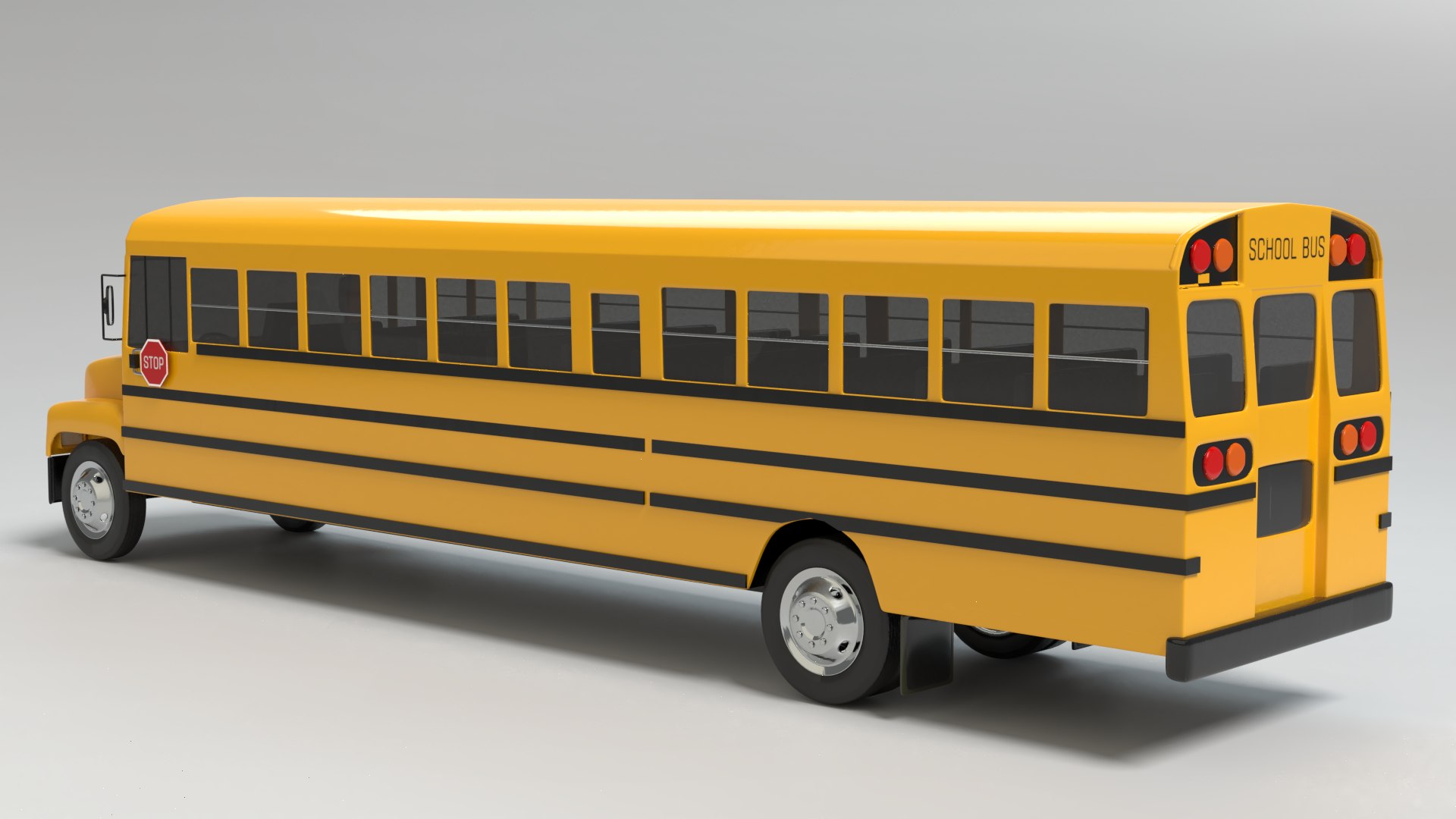 School Bus 3D Model - TurboSquid 1524469