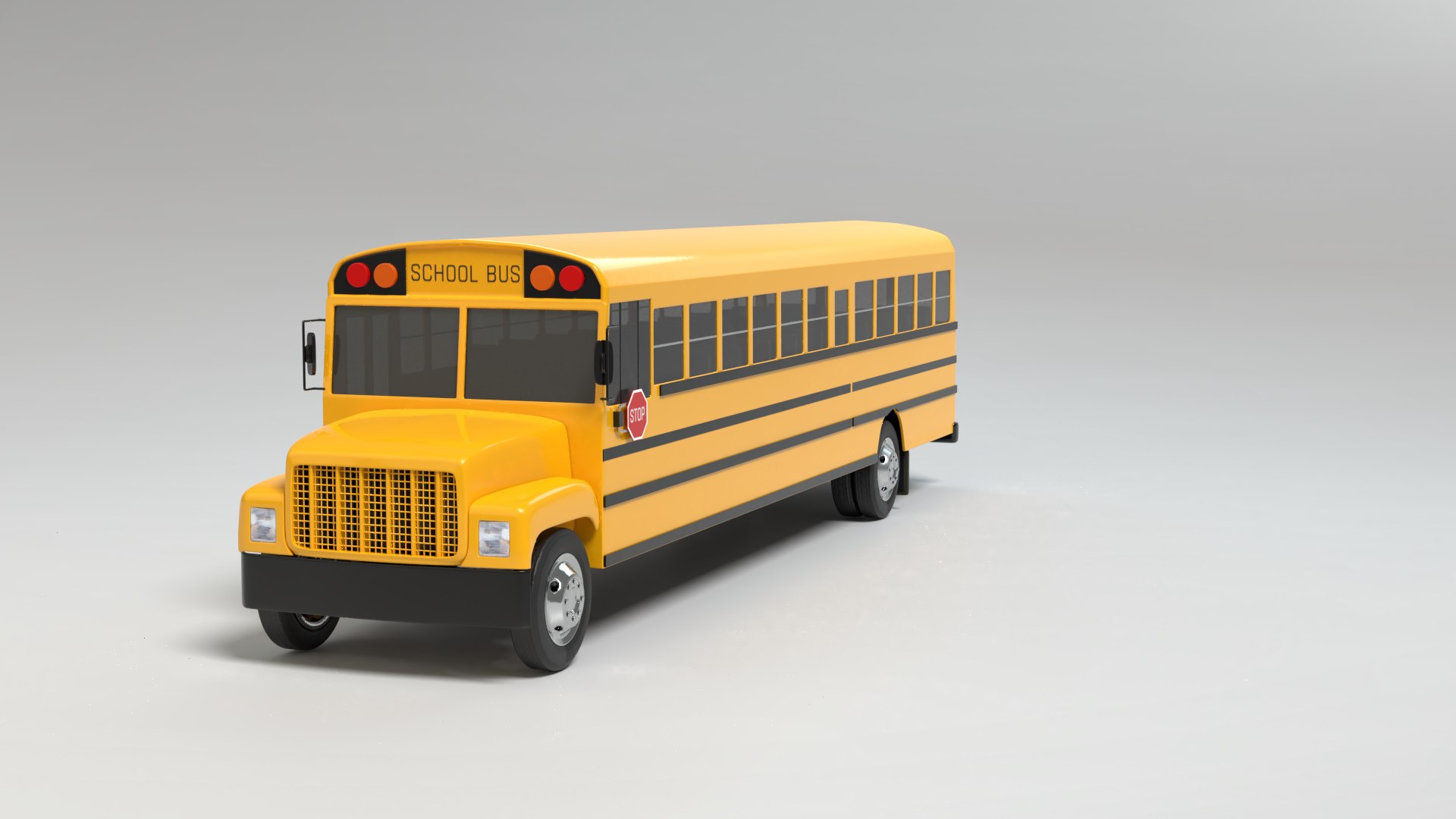 School Bus 3D Model - TurboSquid 1524469