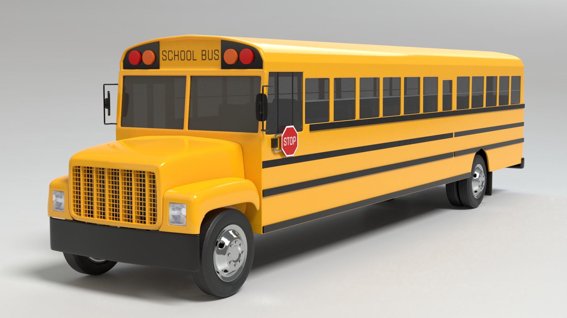 School Bus 3D Model - TurboSquid 1524469