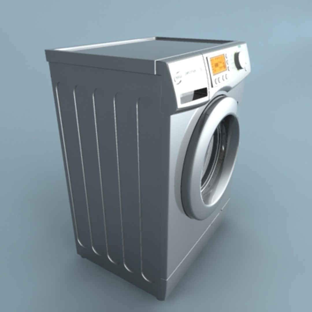 3d model washer frontal
