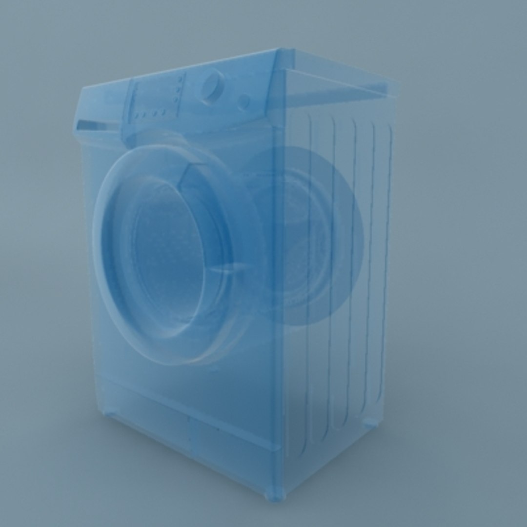 3d model washer frontal