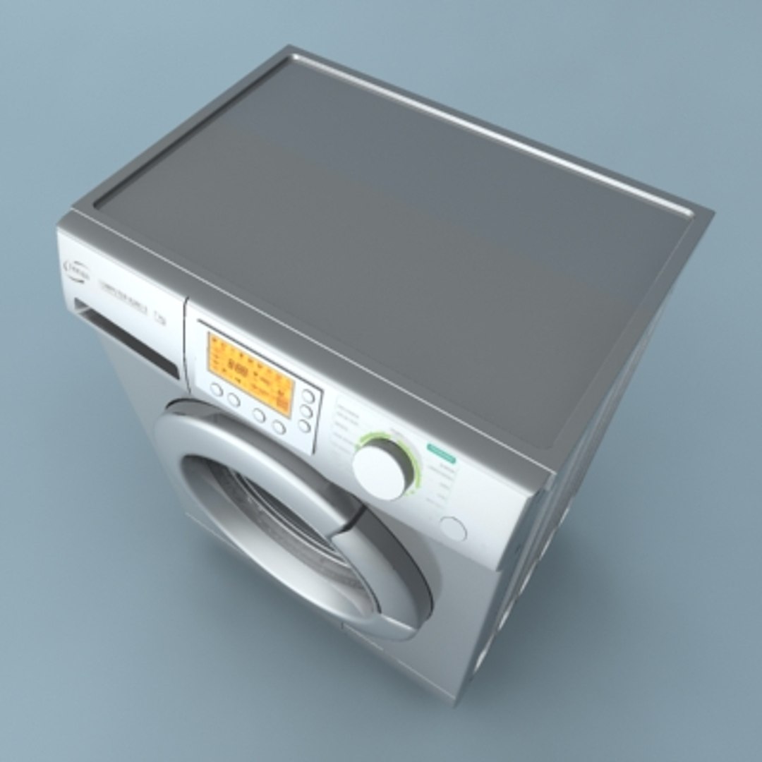 3d model washer frontal