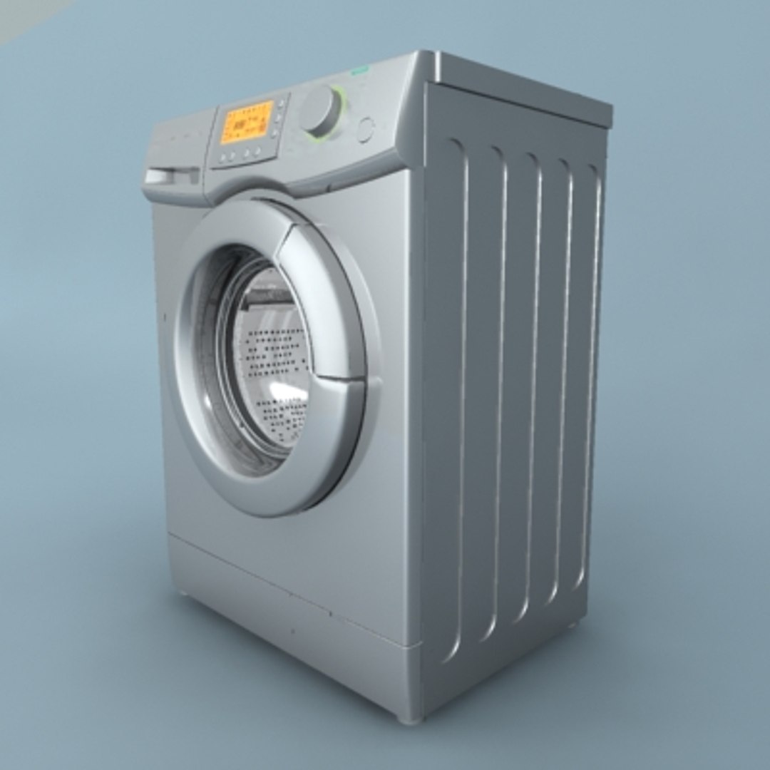 3d model washer frontal