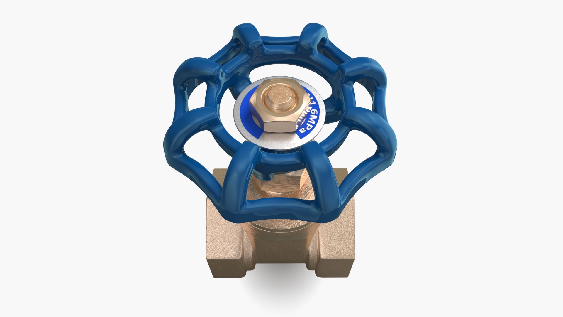 3D Model Gate Valve Pyrite - TurboSquid 1974385