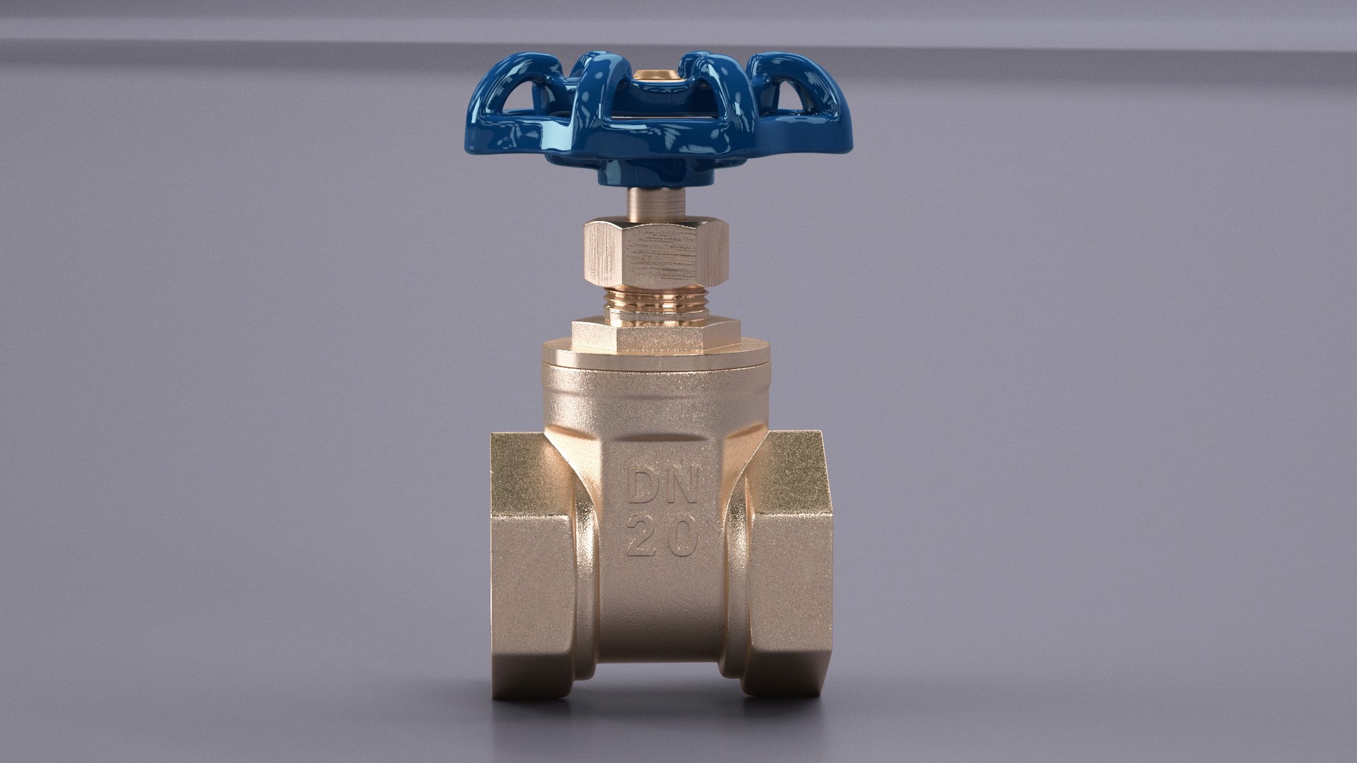 3D Model Gate Valve Pyrite - TurboSquid 1974385