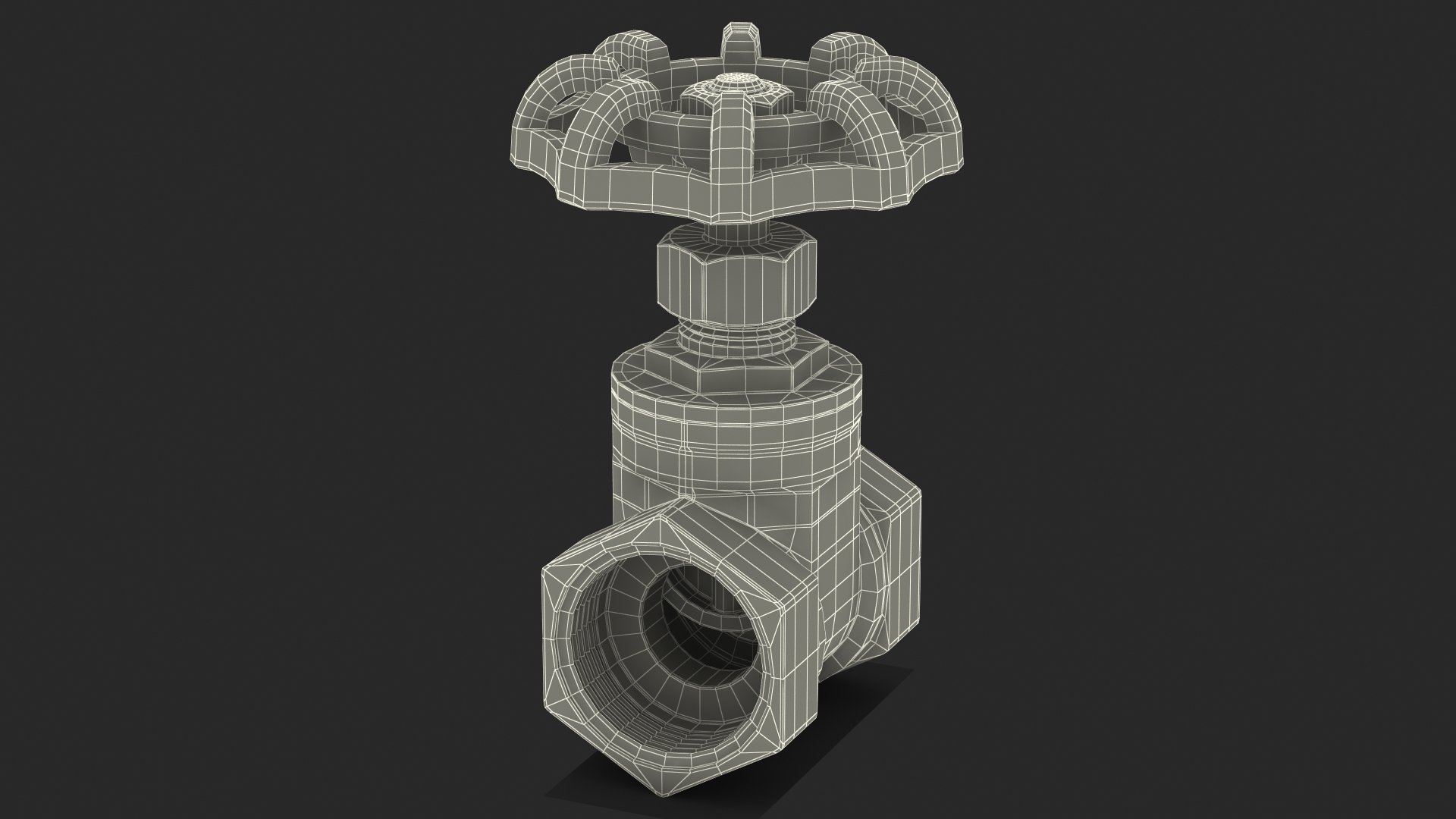 3D Model Gate Valve Pyrite - TurboSquid 1974385