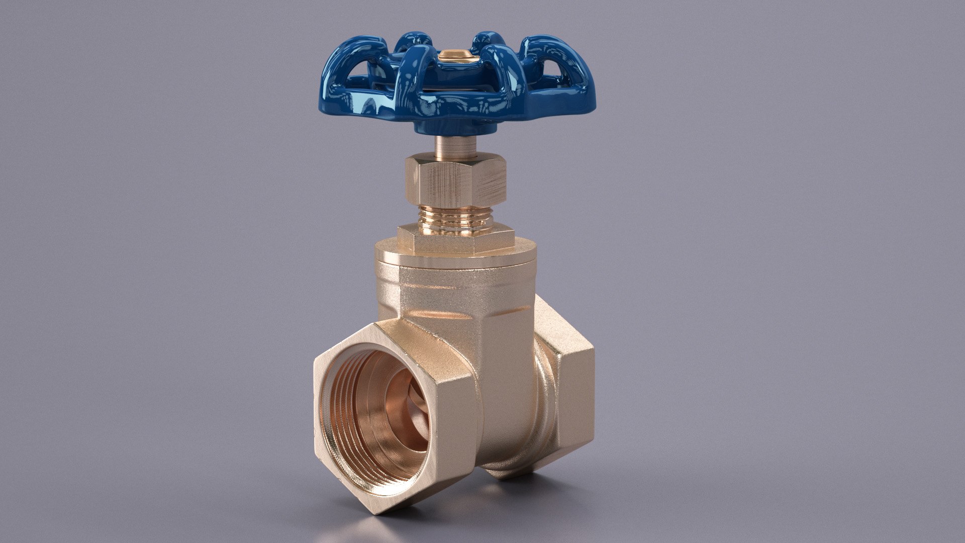 3D Model Gate Valve Pyrite - TurboSquid 1974385