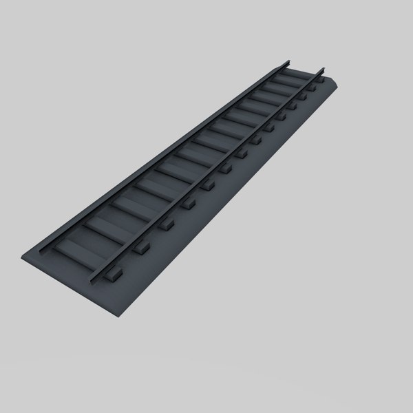 3d train track model