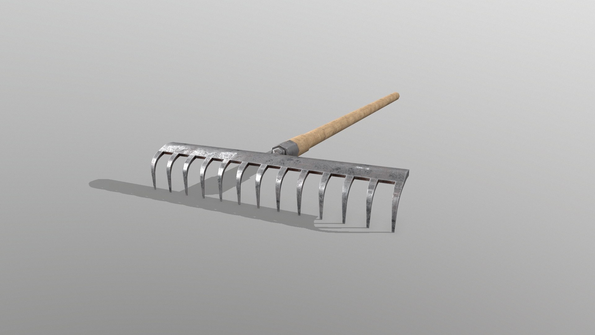 Rake PBR 3D model - TurboSquid 1737633