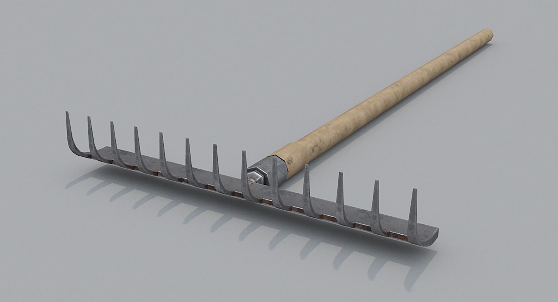 Rake PBR 3D model - TurboSquid 1737633