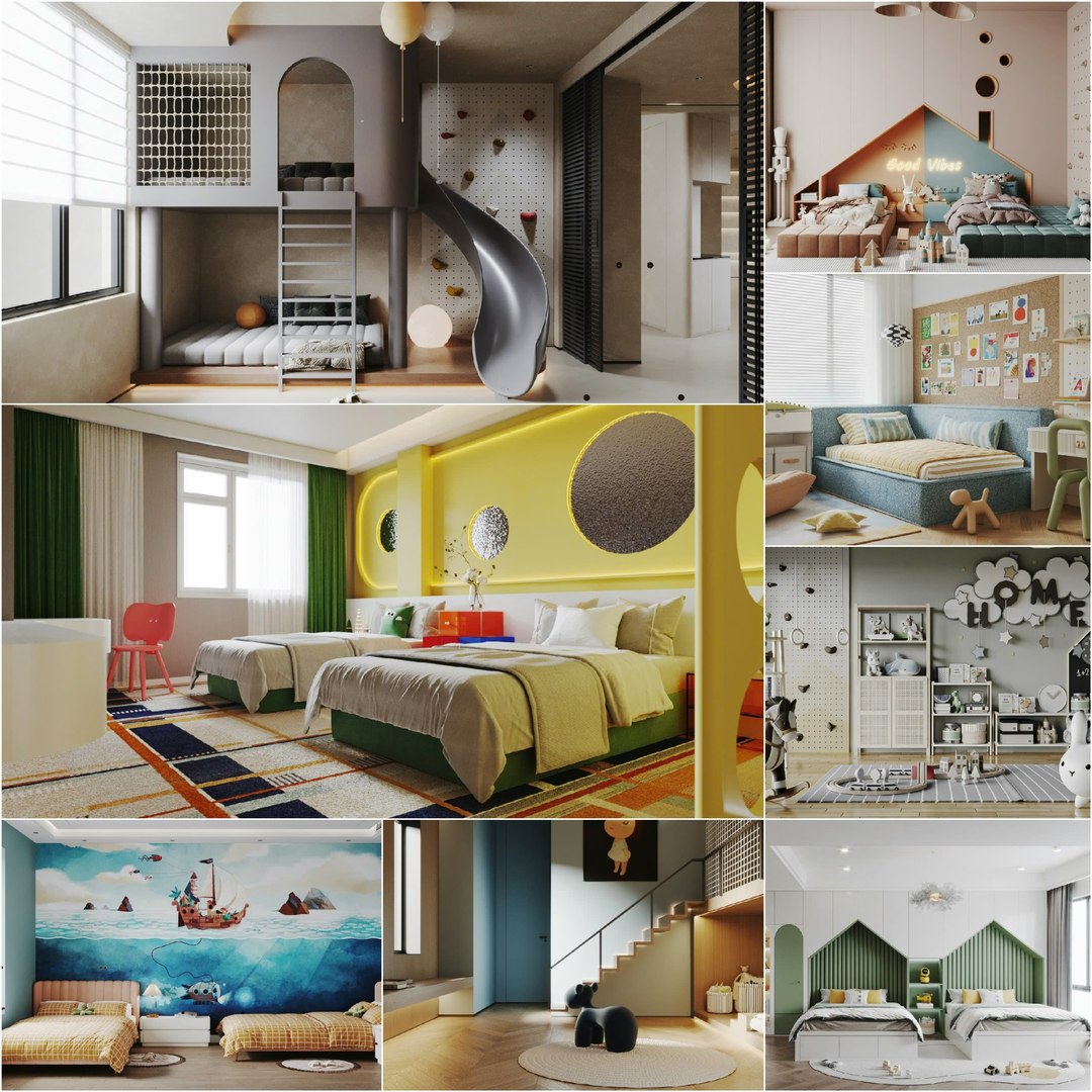 3D Model Children Room Collection 01 For 3DsMax - TurboSquid 2268172