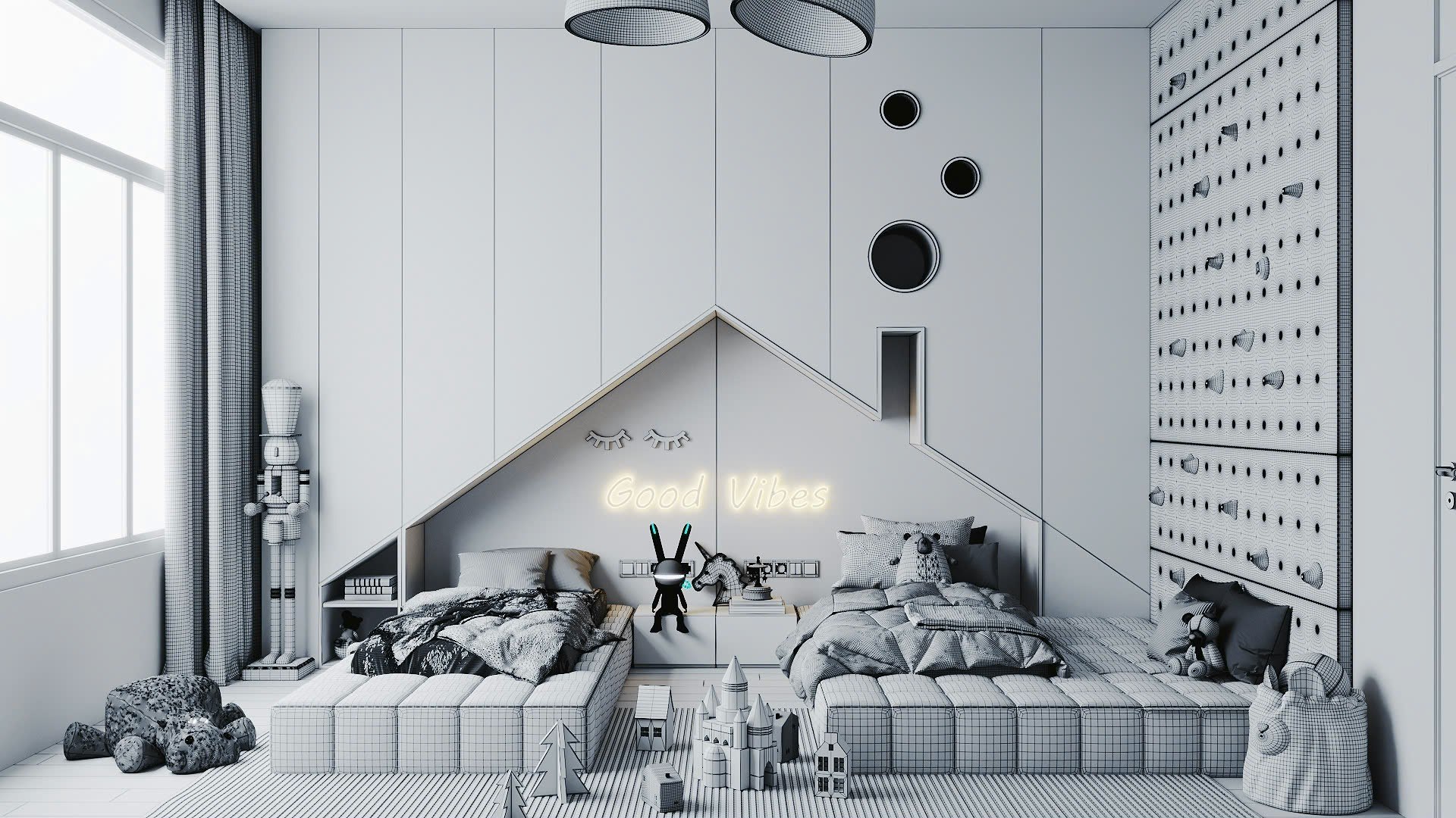3D Model Children Room Collection 01 For 3DsMax - TurboSquid 2268172