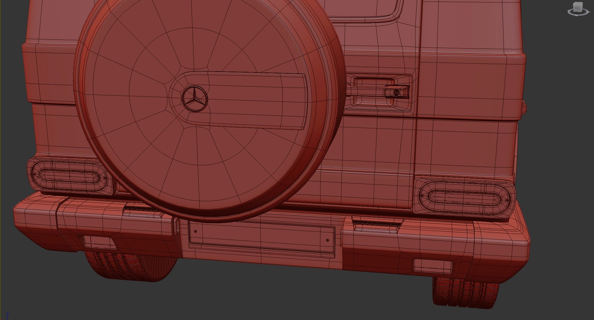 3d mercedes-benz gelandewagen g-class model