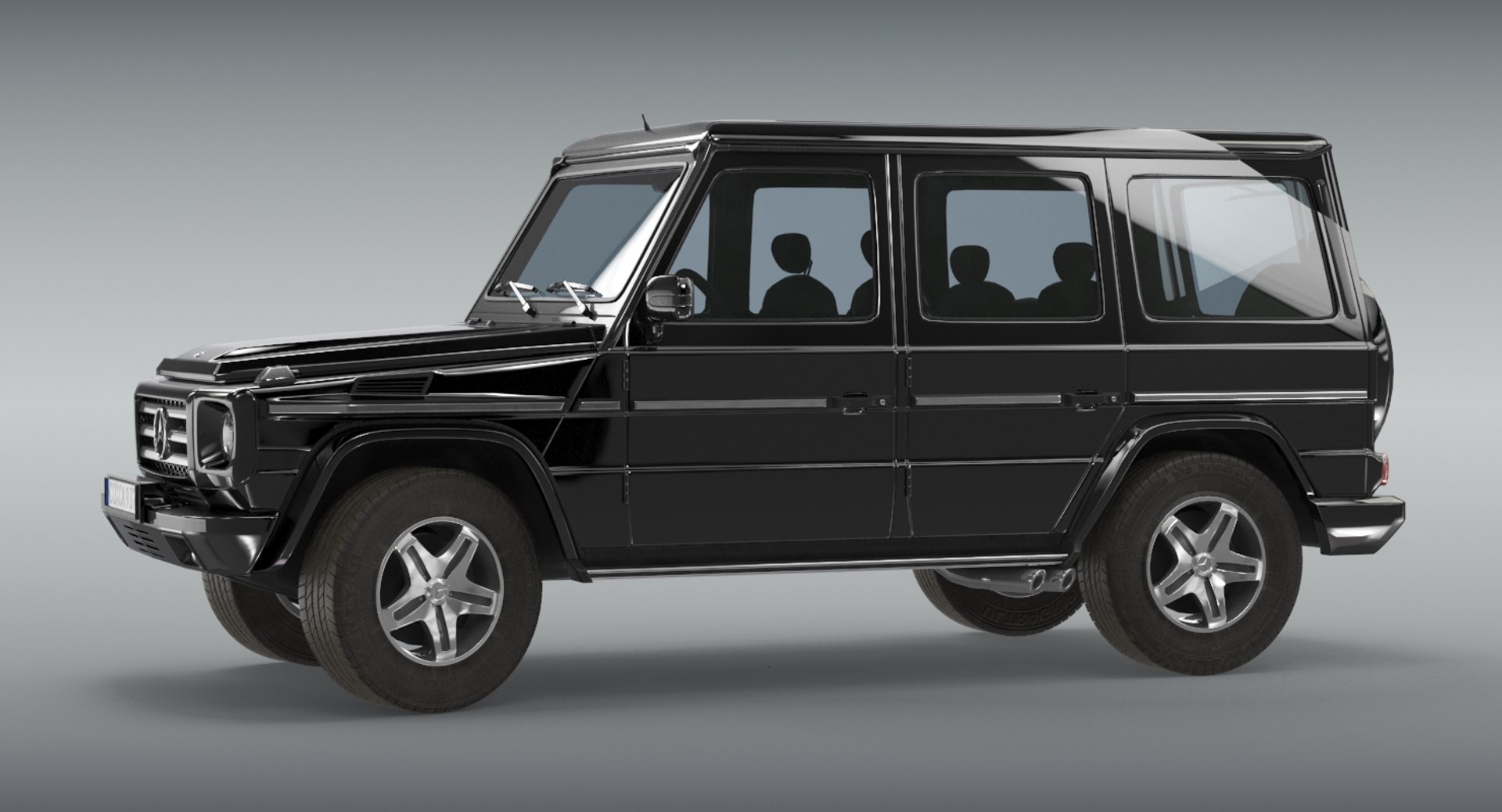 3d mercedes-benz gelandewagen g-class model