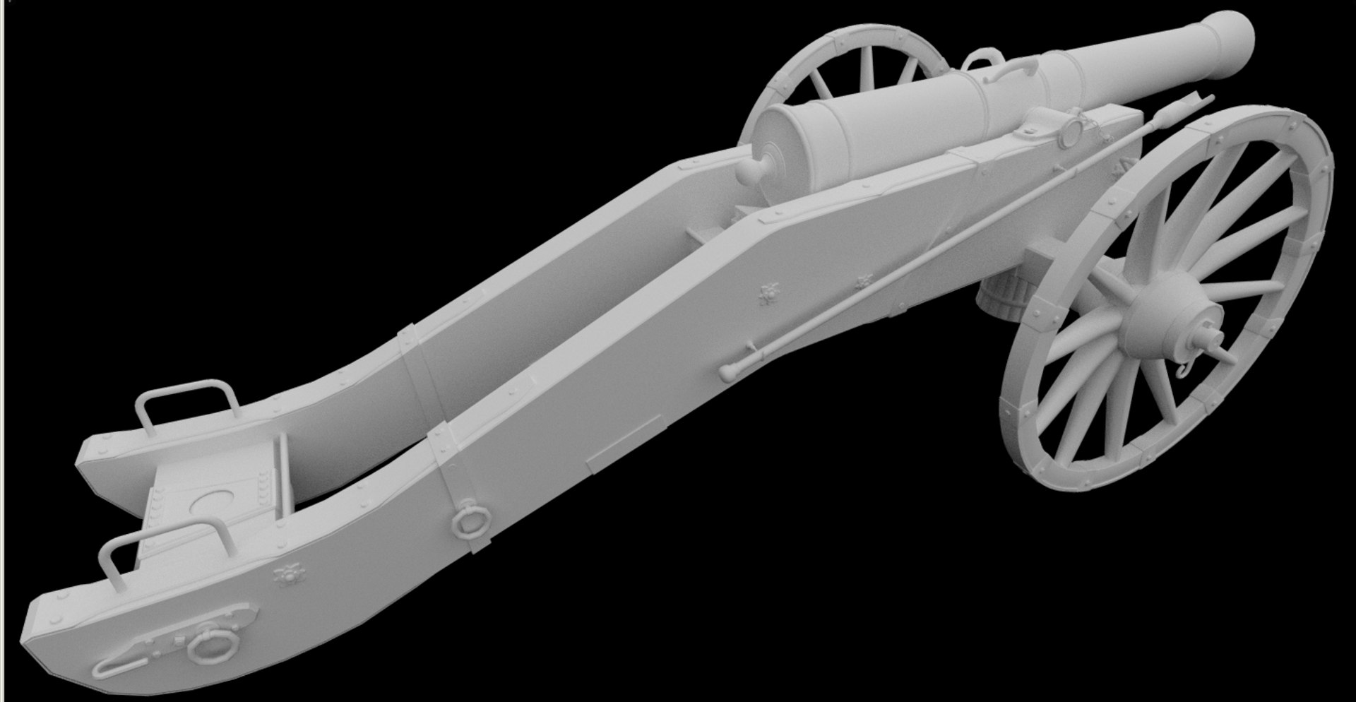 Historical Cannon 18th Century Obj