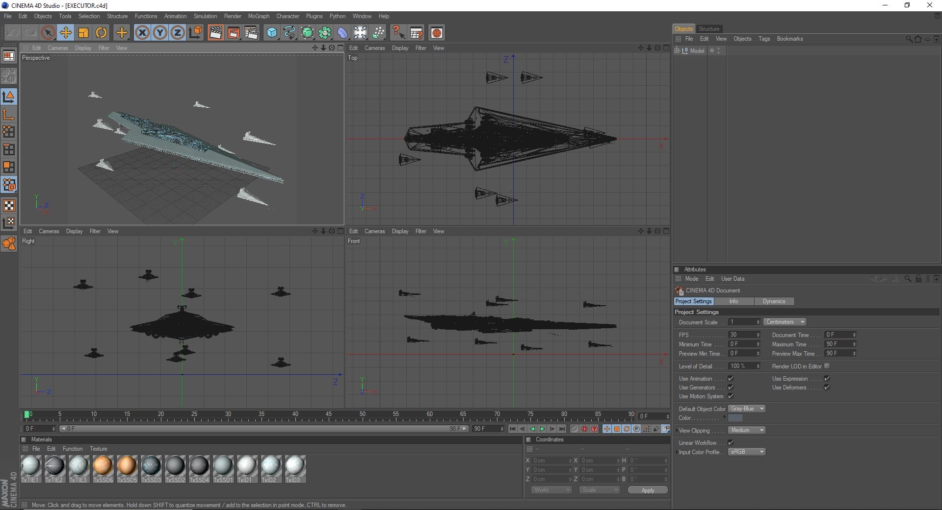 EXECUTOR Star Destroyer 3D Model - TurboSquid 1814059