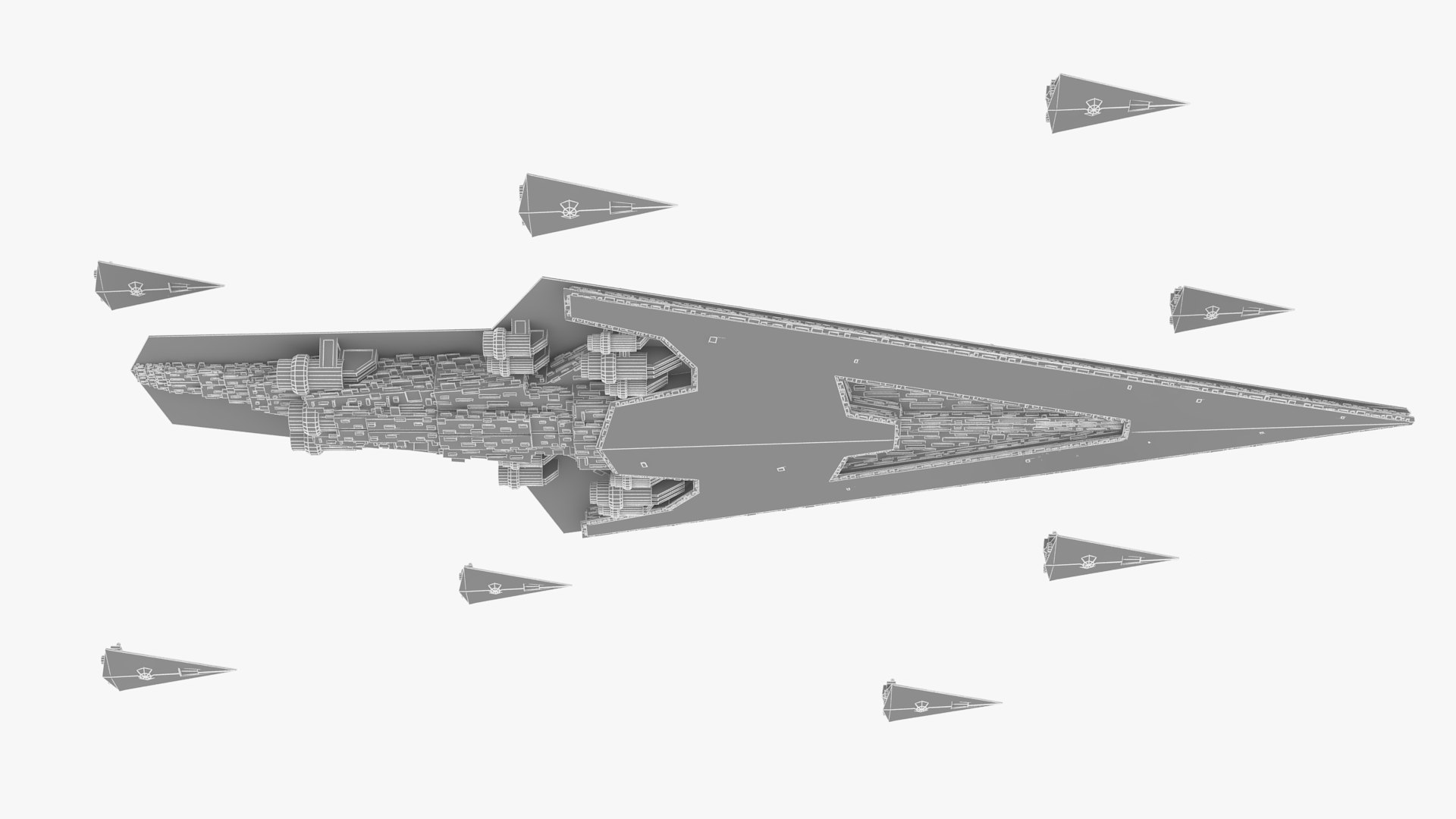 EXECUTOR Star Destroyer 3D Model - TurboSquid 1814059