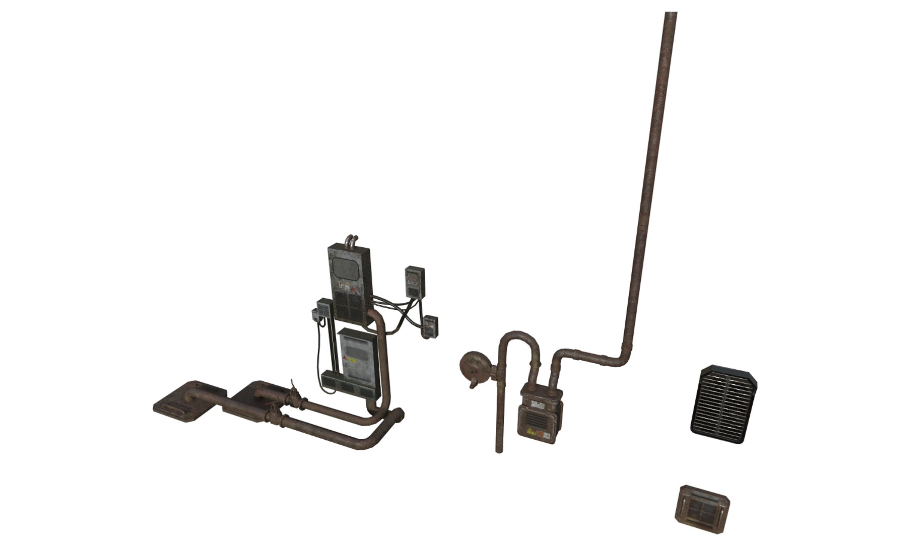 3D Electrical Panels Prop - TurboSquid 2109654