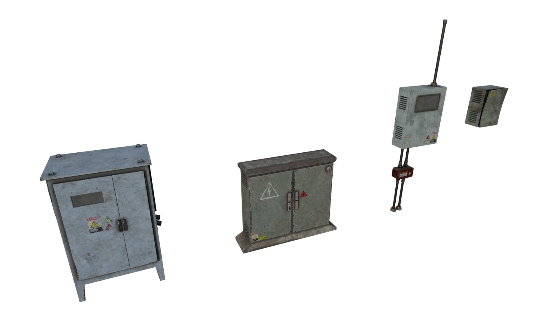 3D Electrical Panels Prop - TurboSquid 2109654