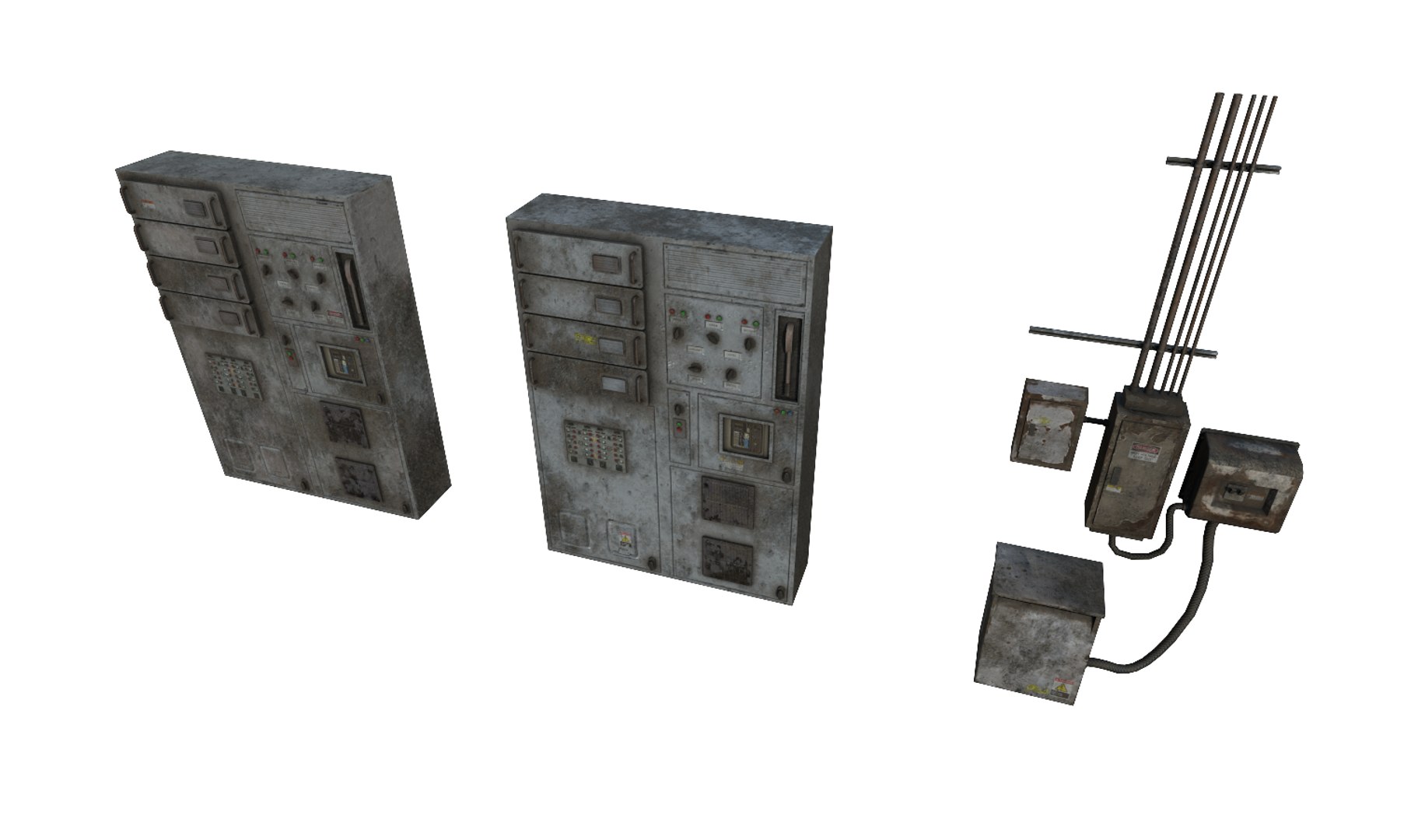 3D Electrical Panels Prop - TurboSquid 2109654