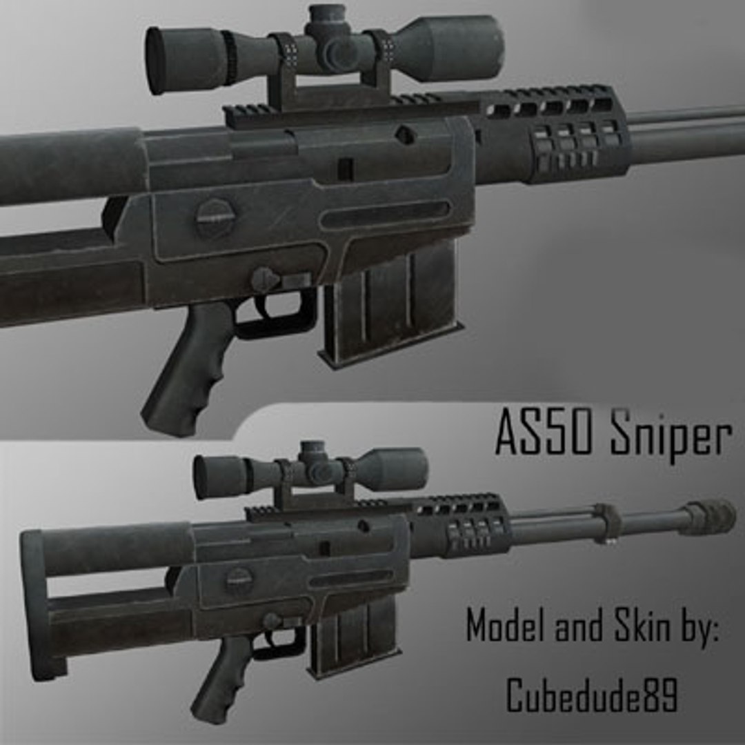 As50 Sniper Rifle Obj