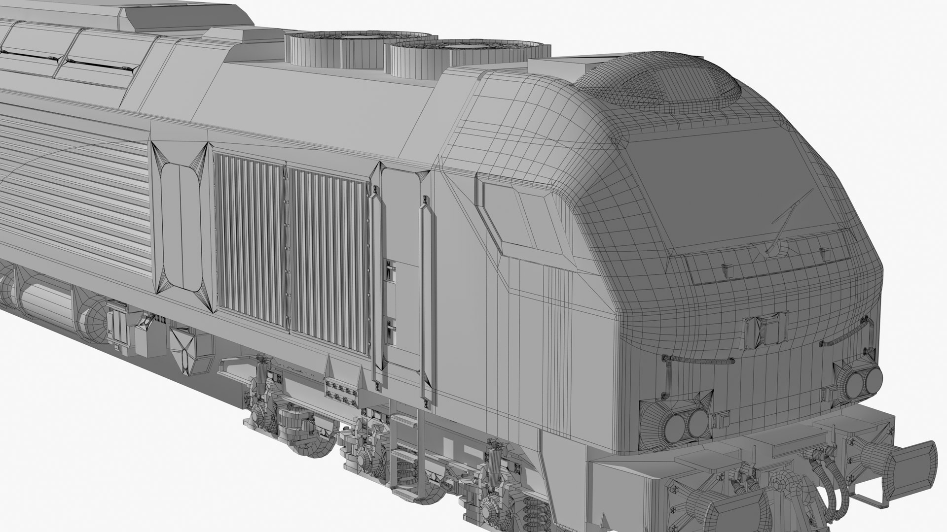 Stadler Euro 4000 Diesel-electric Locomotive 3D Model - TurboSquid 2197029