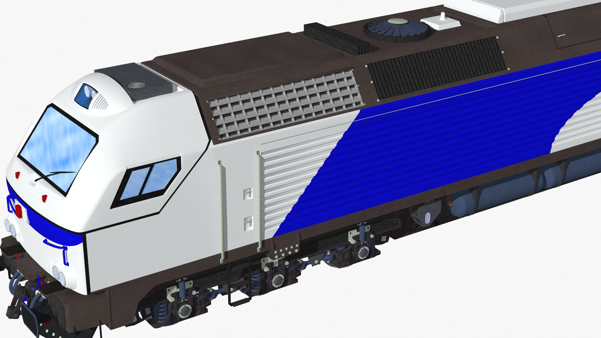 Stadler Euro 4000 Diesel-electric Locomotive 3D Model - TurboSquid 2197029