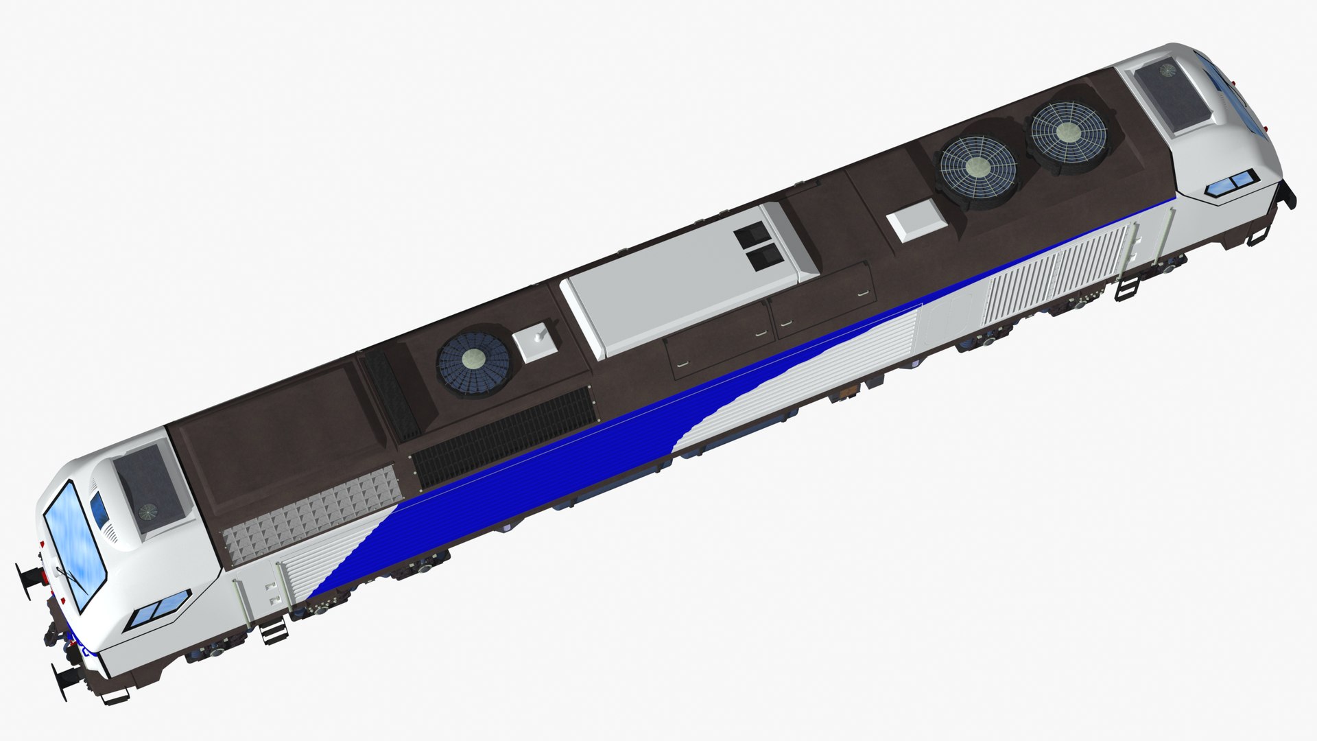 Stadler Euro 4000 Diesel-electric Locomotive 3D Model - TurboSquid 2197029